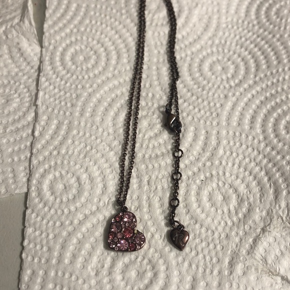 Relic | Jewelry | Relic Pink Heart Pendant Necklace | Poshmark